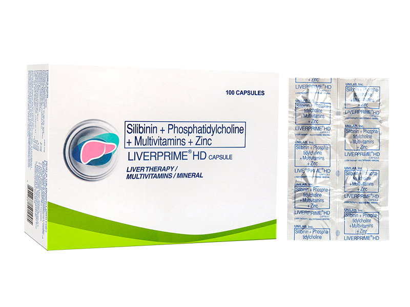 LIVERPRIME HD Silibinin / Phosphatidylcholine / Multivitamins / Zinc ...